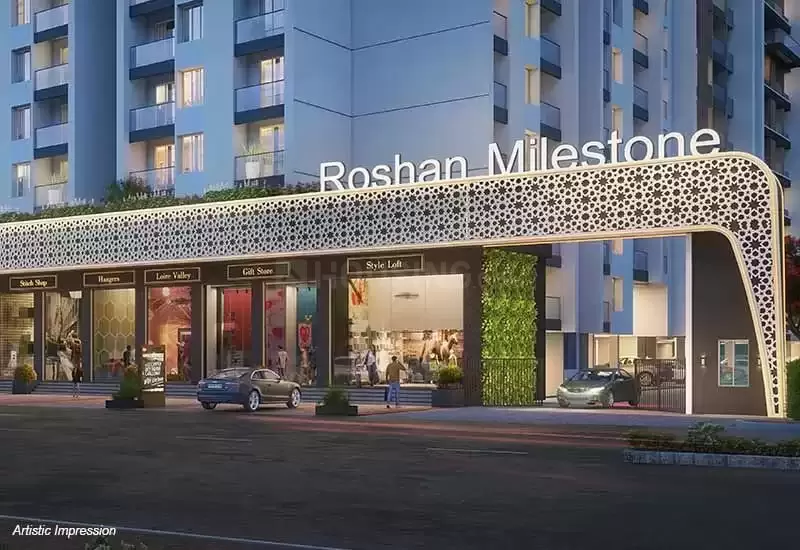 Roshan Milestone Wakad, Pune—1 & 2 BHK Flats, Price, Floor Plan | Pune ...