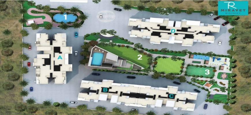 Miravet District, Ravet, Pune—2 & 3 BHK Flats, Price, Floor Plan | Pune ...